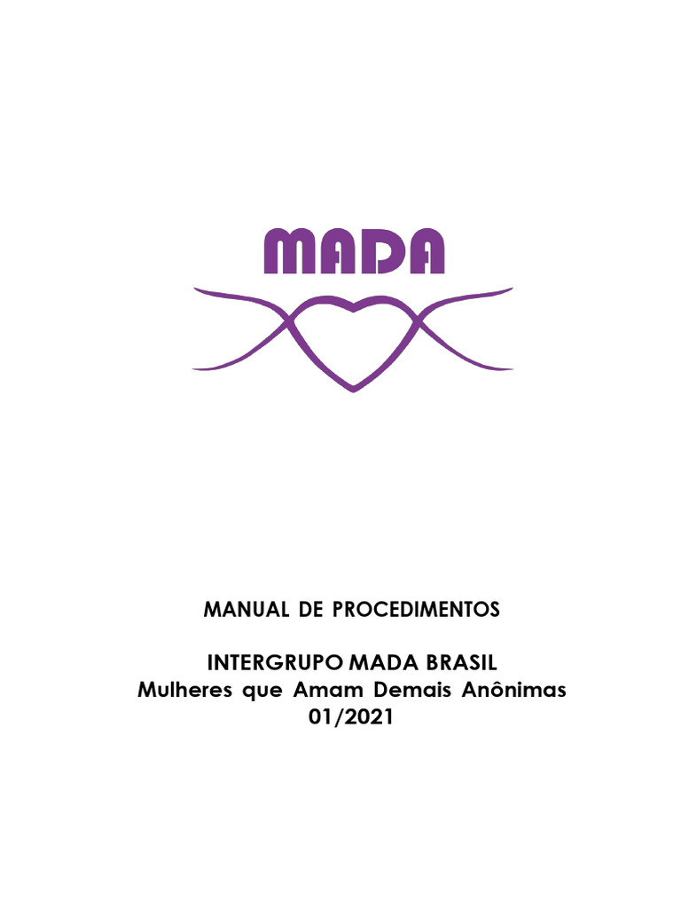 Manual de Procedimentos MADA Brasil | PDF | Orçamento | Contabilidade