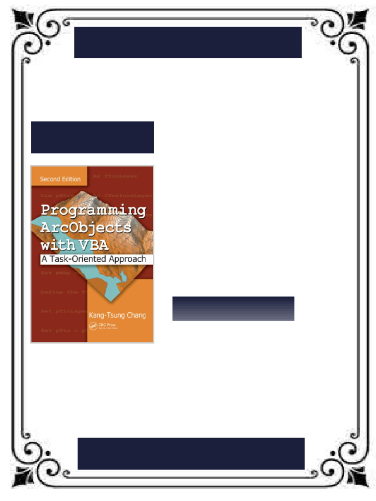 Programming ArcObjects with VBA A Task Oriented Approach Second Edition ...