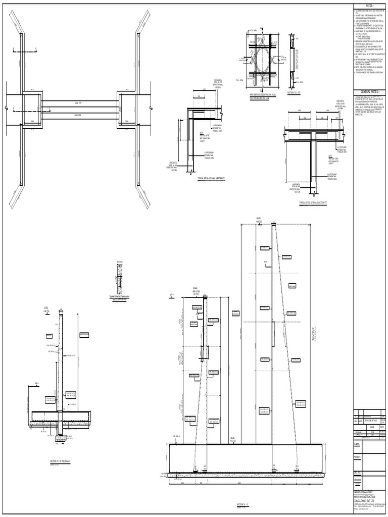 Pipe Insertion Detail for R.C.C. Walls | PDF | Chess | Civil Engineering