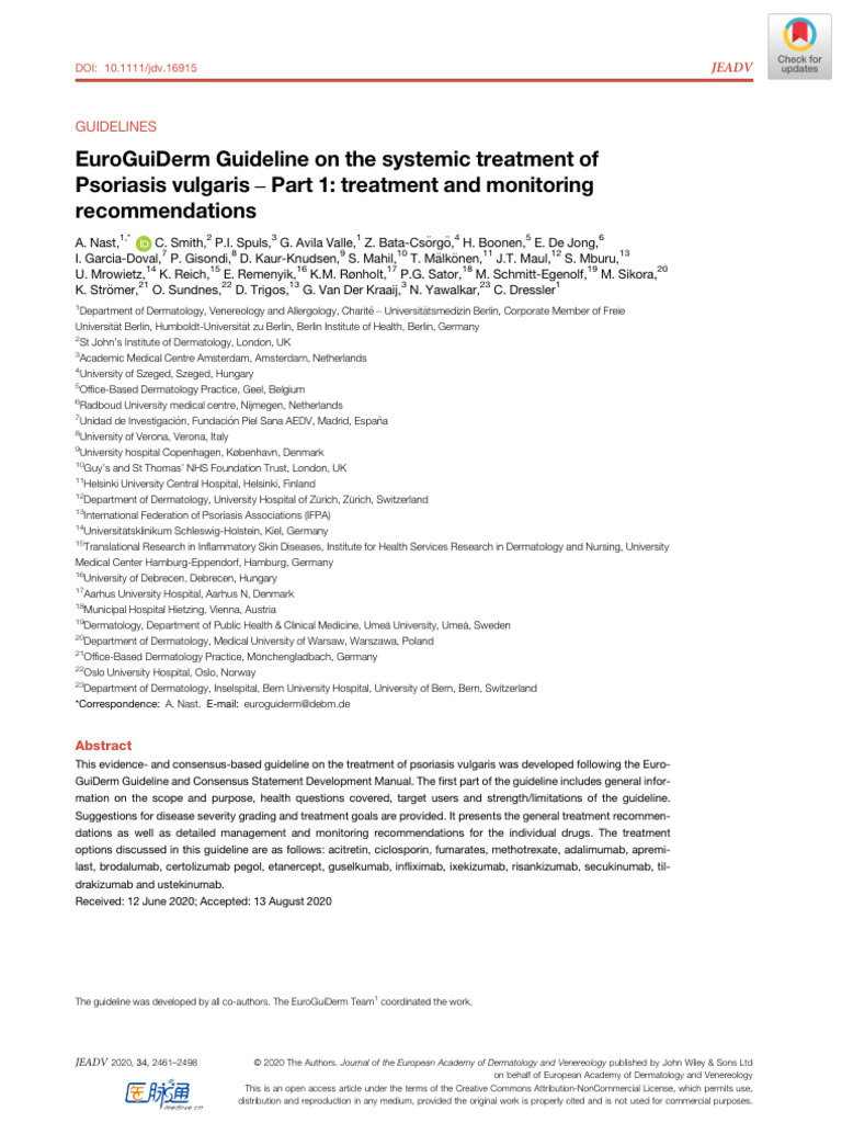6-5-EuroGuiDerm Guideline on the Systemic Treatment of Psoriasis ...