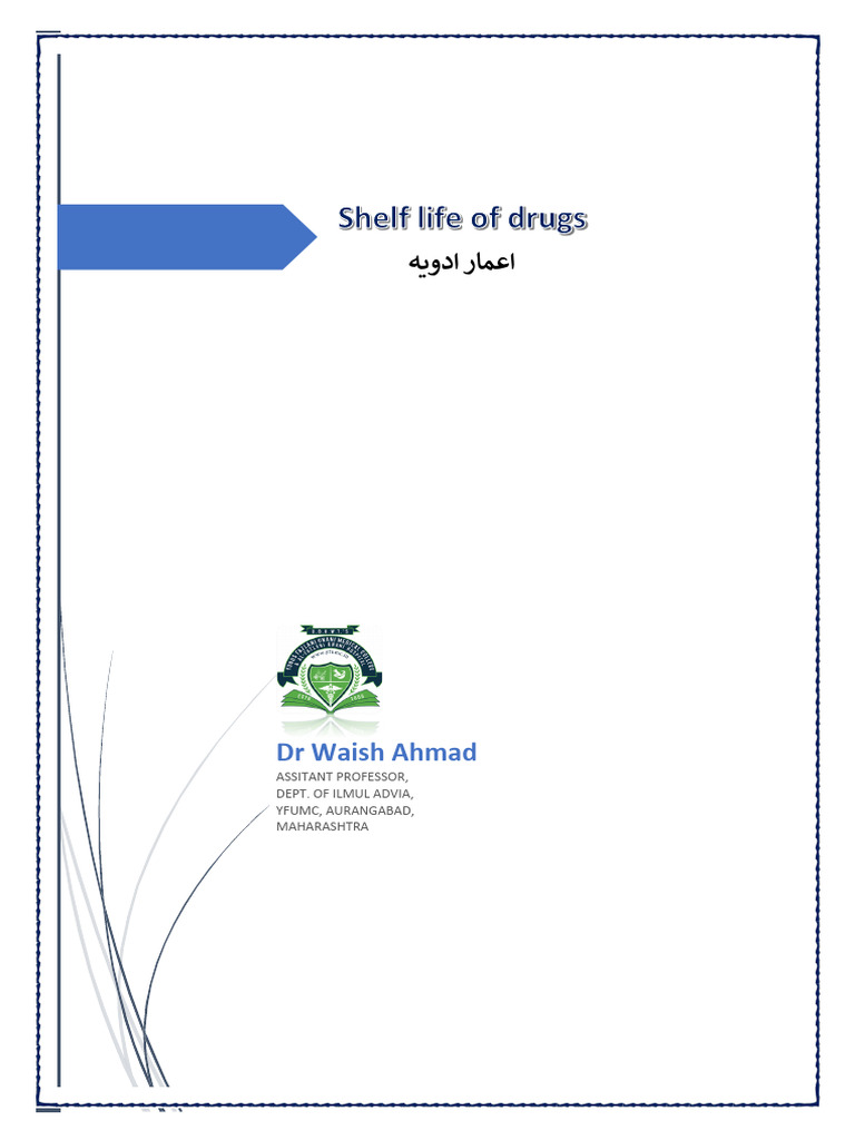 Shelf life of drugs | PDF | Shelf Life | Quality
