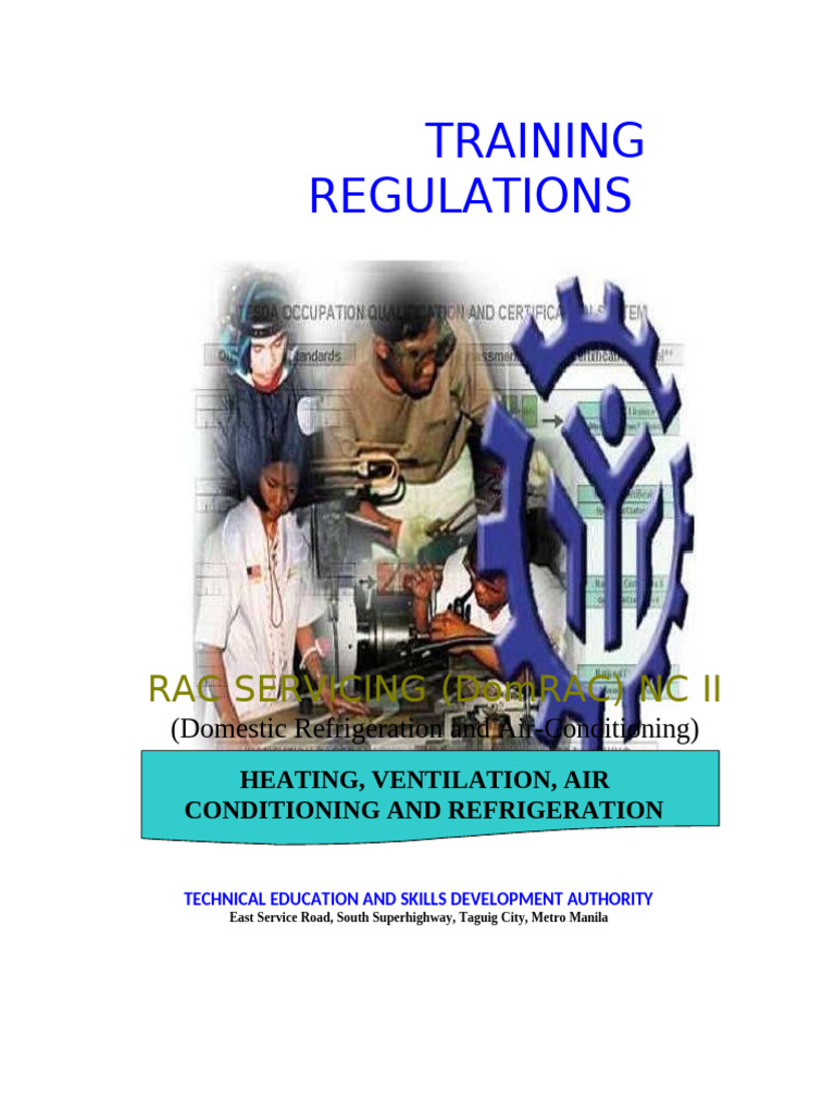 Tr Rac Servicing (Domrac) Nc II | PDF | Occupational Safety And Health ...