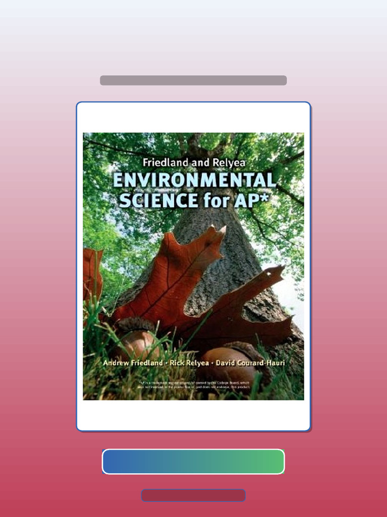 Friedland Relyea Environmental Science for AP Test Bank | PDF ...