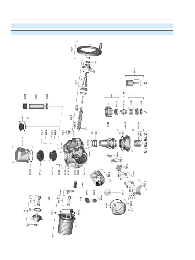 23.5.1 AUMA Actuator Spare Parts | PDF | Electrical Connector | Machines