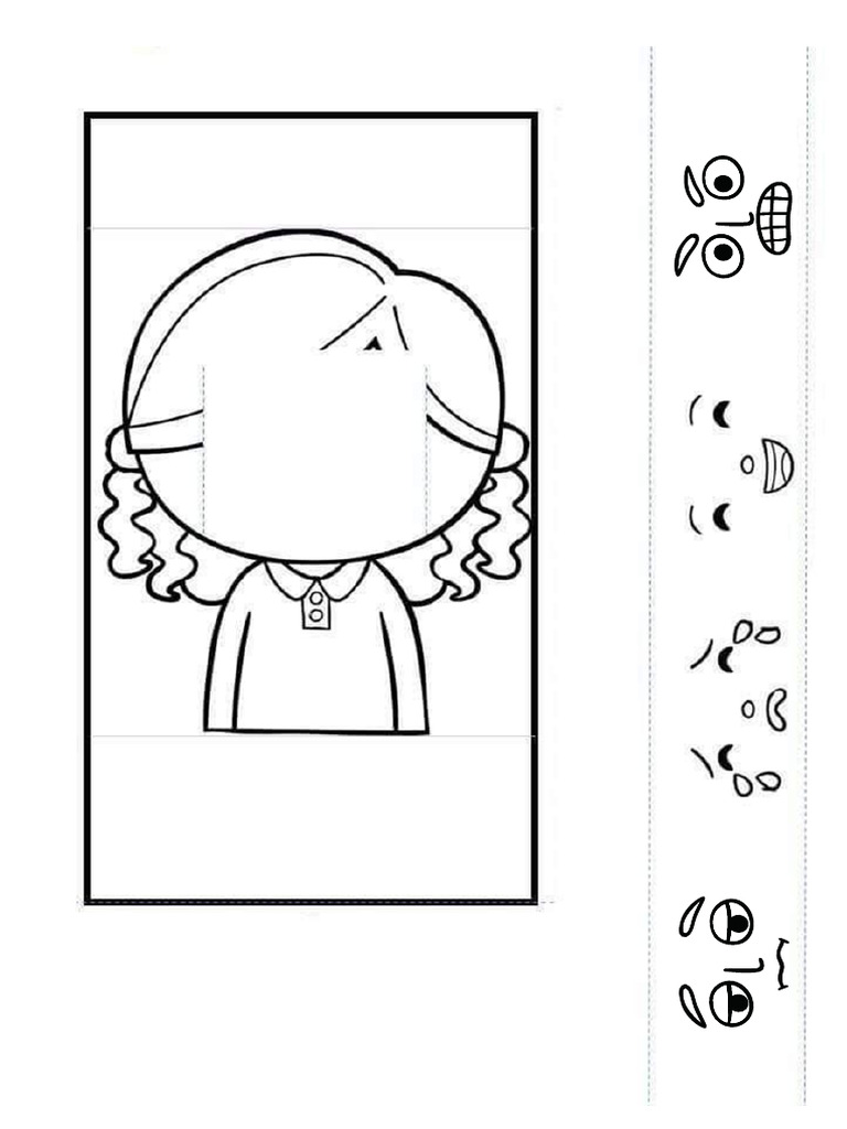 Feelings Emotions Vocabulary Worksheet in Orange White Illustrative ...