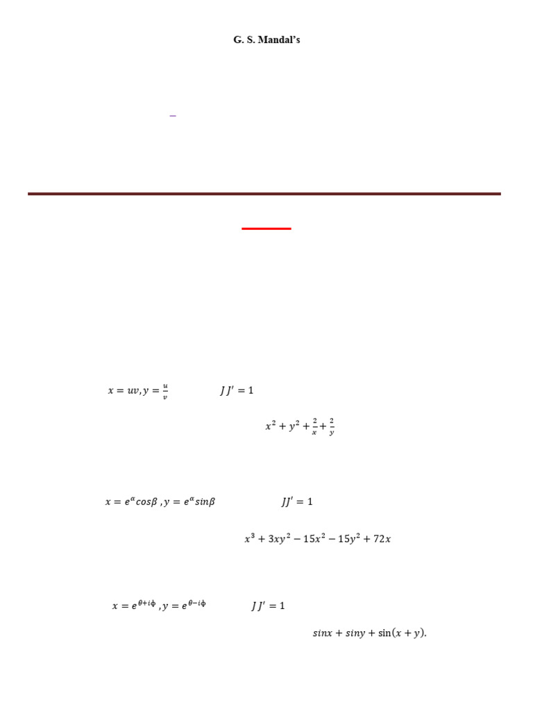 Applications of Partial Differentiation | PDF | Mathematical Relations ...