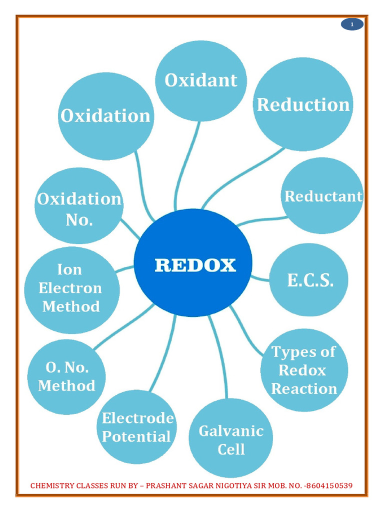 Redox Reactions in Chemistry Explained | PDF | Redox | Chemical Reactions
