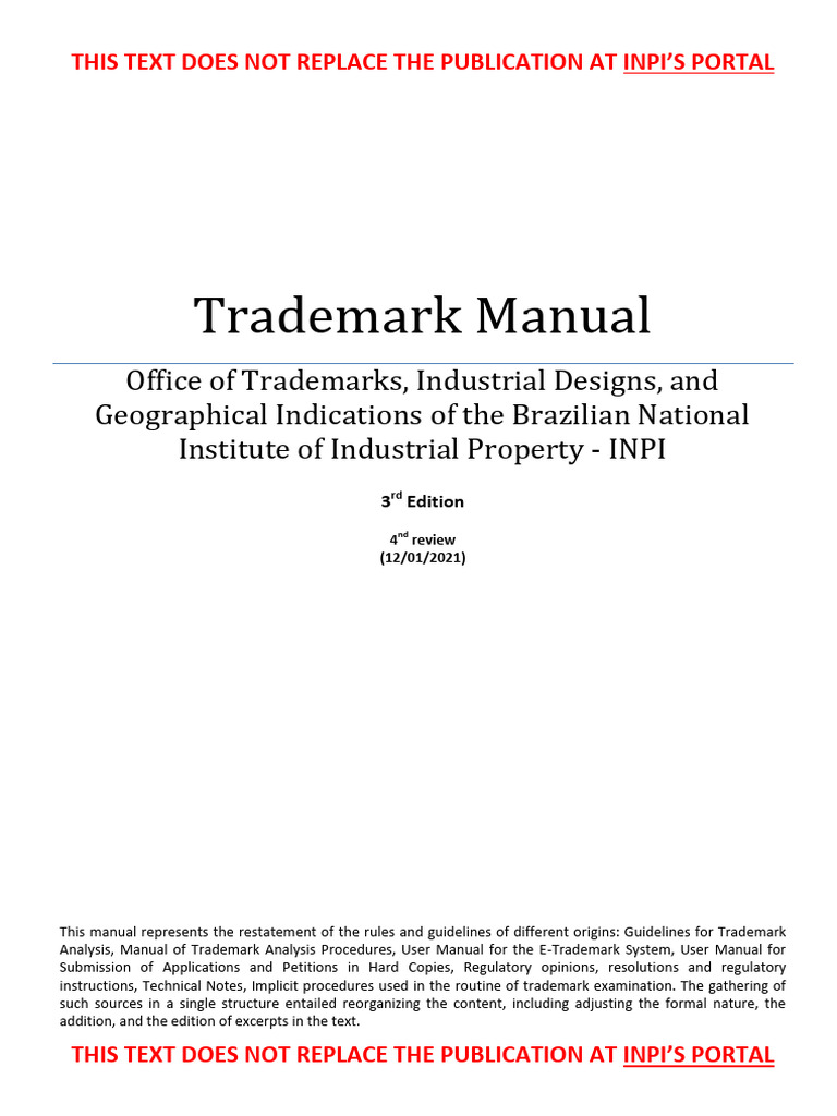 Manual de Marcas 3 Edio 4 Reviso Ingles 1 | PDF