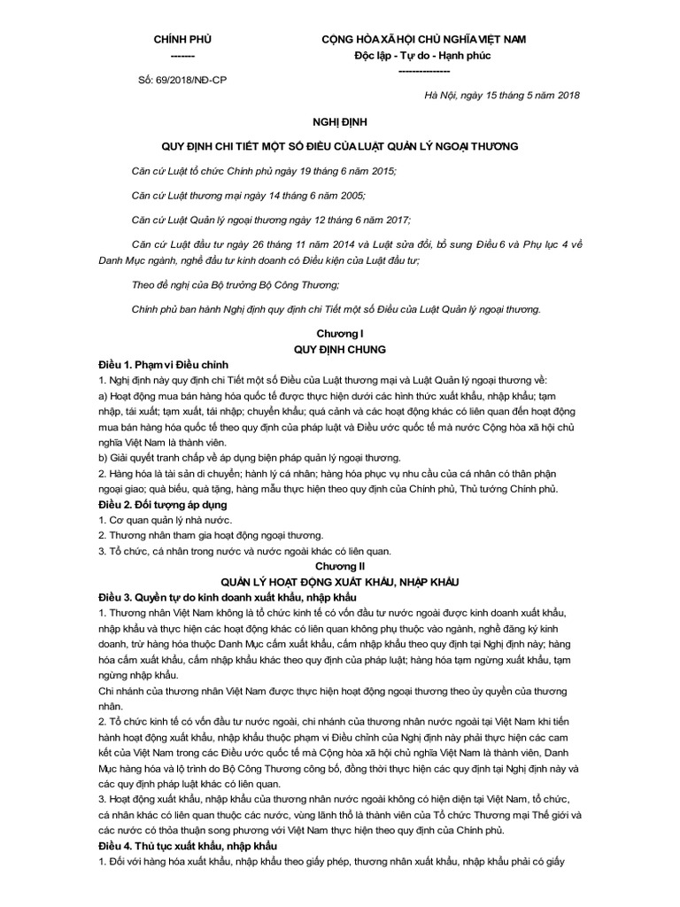 Nội-dung-hợp-nhất-Nghị-định-69-2018-NĐ-CP | PDF