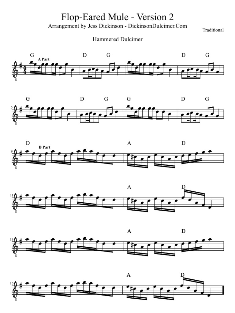 Flop Eared Mule Version 2 | PDF