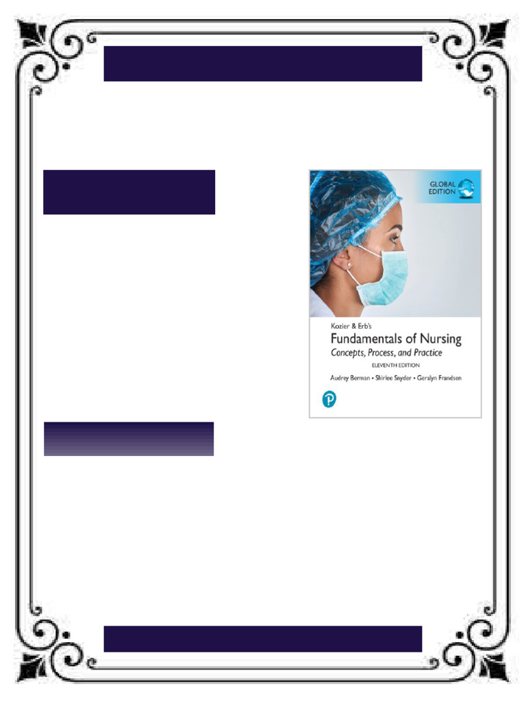 Kozier and Erb's Fundamentals of Nursing: Concepts, Process, and ...