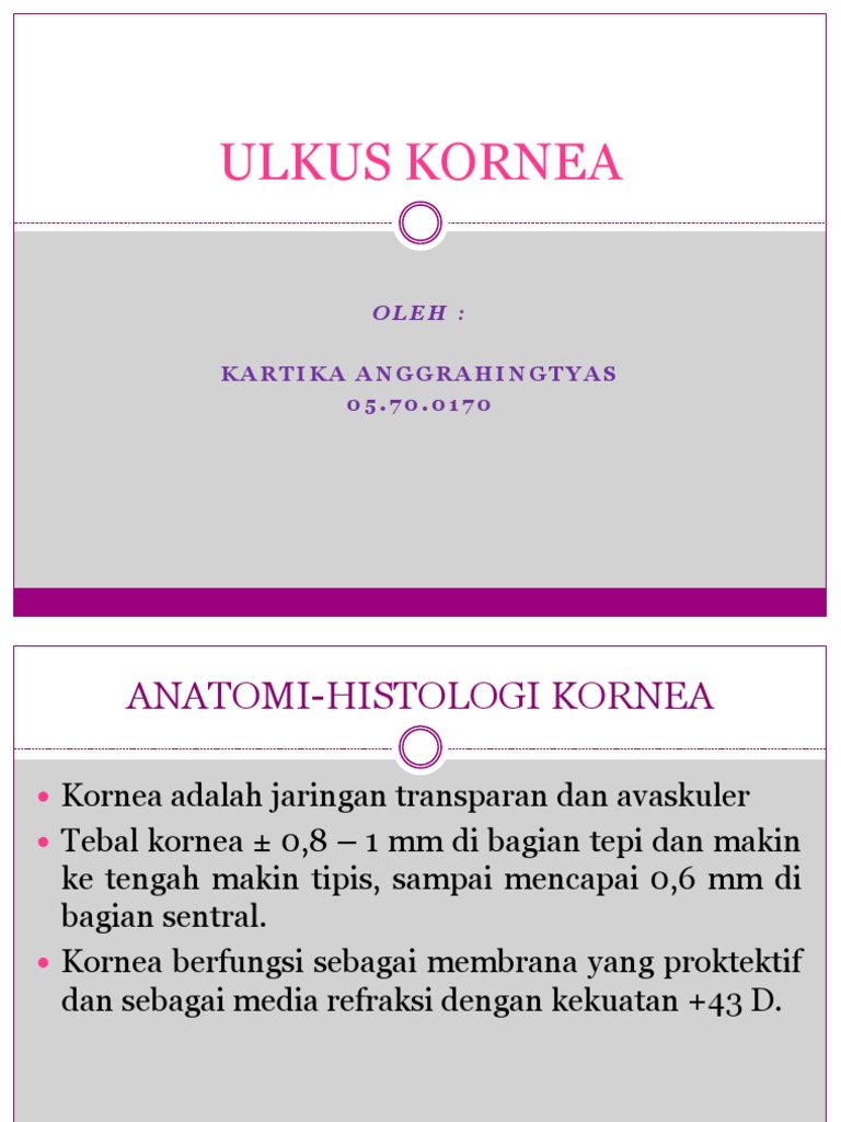 Power Point Ulkus Kornea | PDF