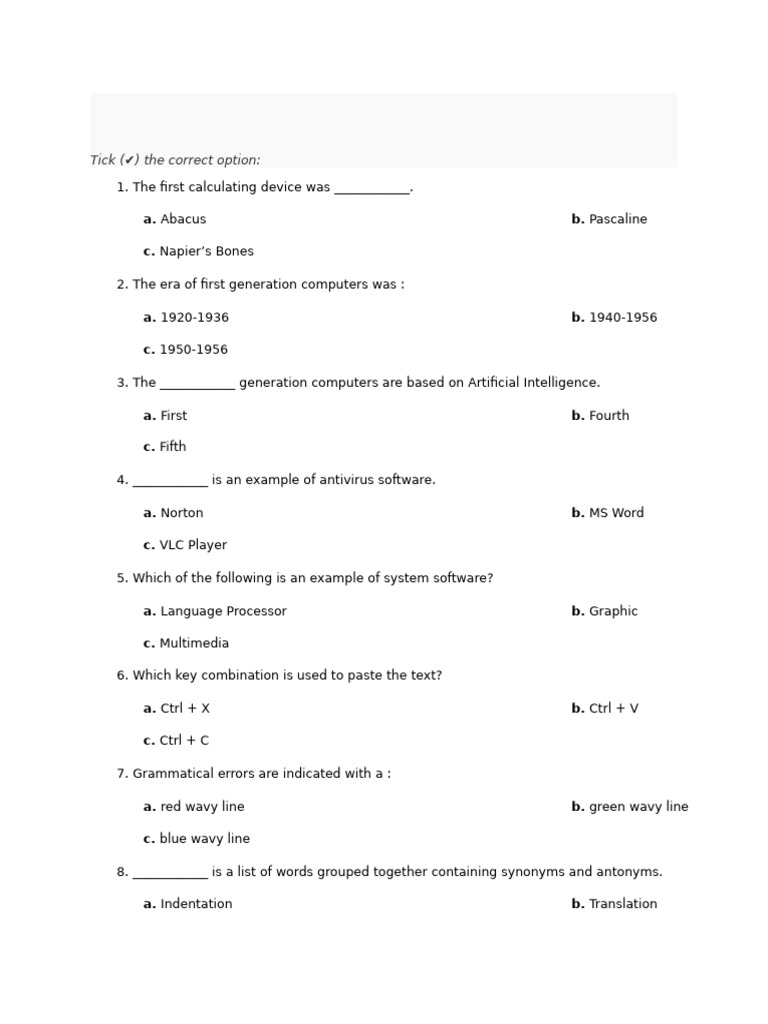 Computer 5 Fa3 | PDF | Algorithms | Computing