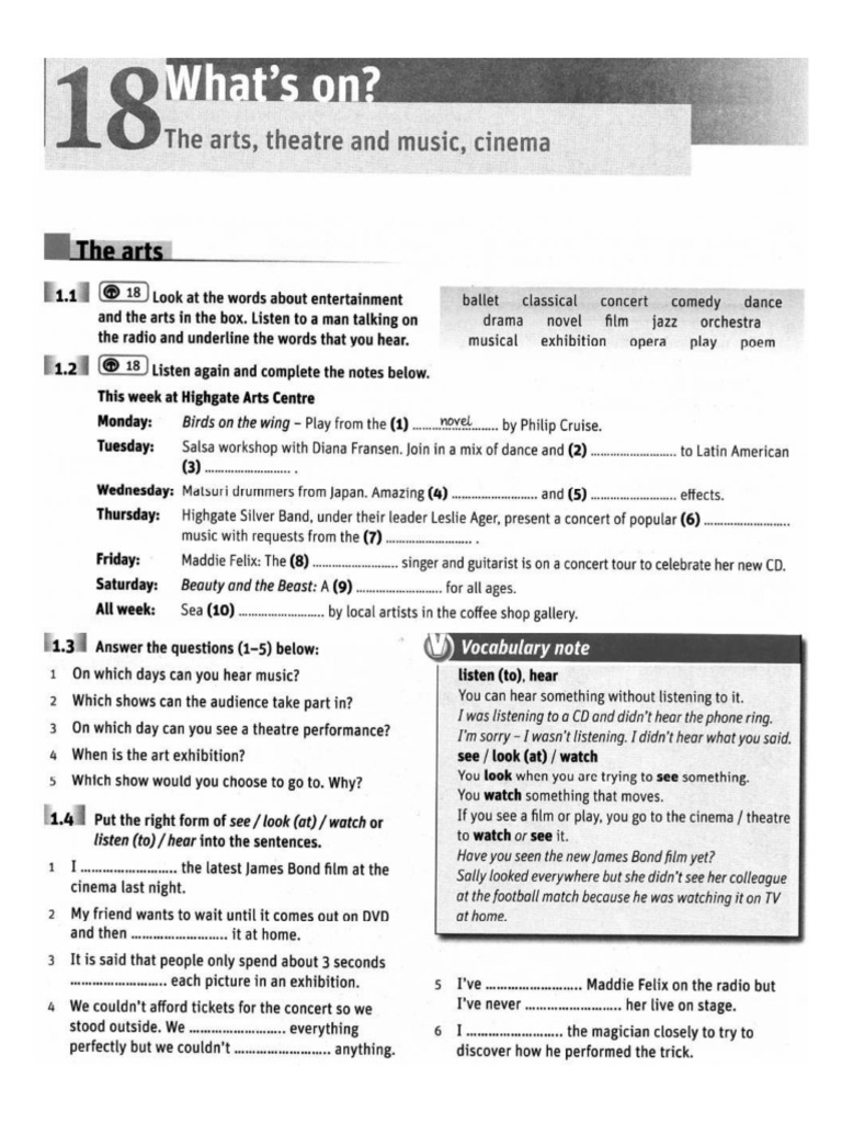 Unit 11 - Vocabulary | PDF