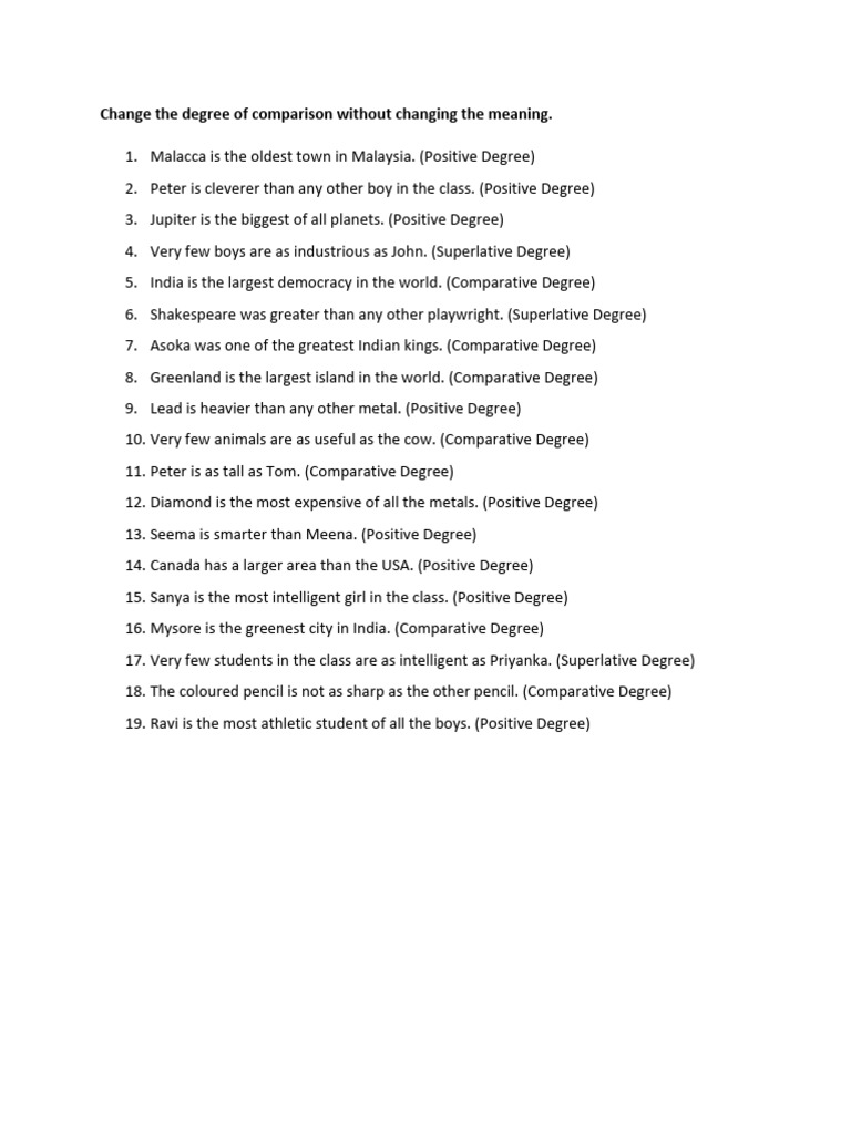 Change The Degree | PDF