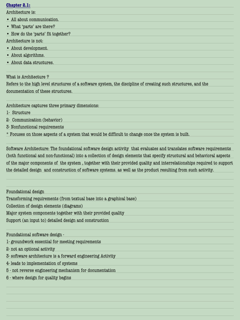 Se322 Final Summary (Chapter 1 Not Included 20241) | PDF | Client–Server Model | Software ...