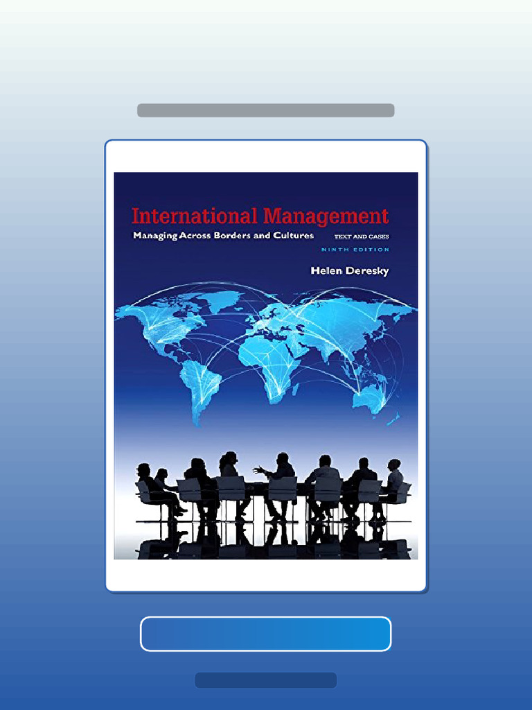 Test Bank for International Management Managing Acros Bordes and ...