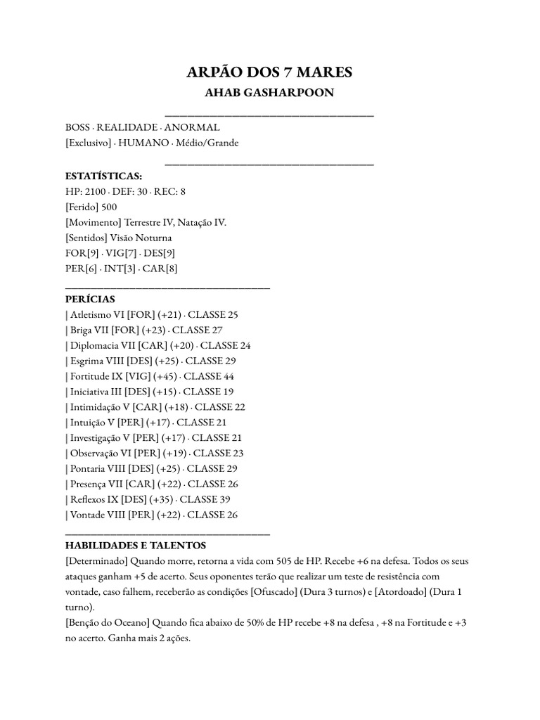 BOSS, MAR DE LEVIATÃ | PDF