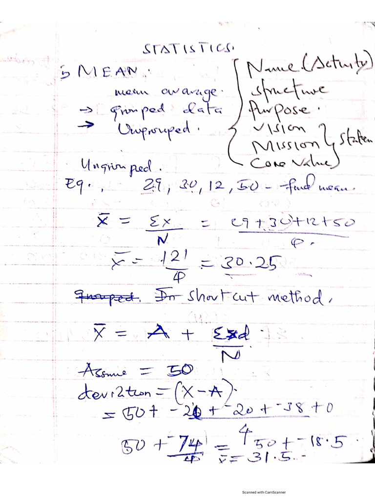Business Mathematics and Statistics | PDF