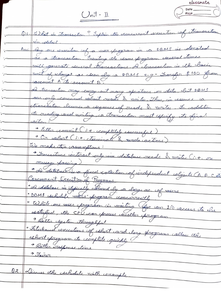 604 Unit 2 Given by Kaushik DA 6th SEM | PDF