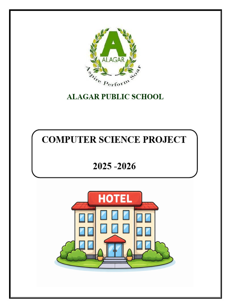 Python Hotel Management System Project | PDF | Databases | My Sql