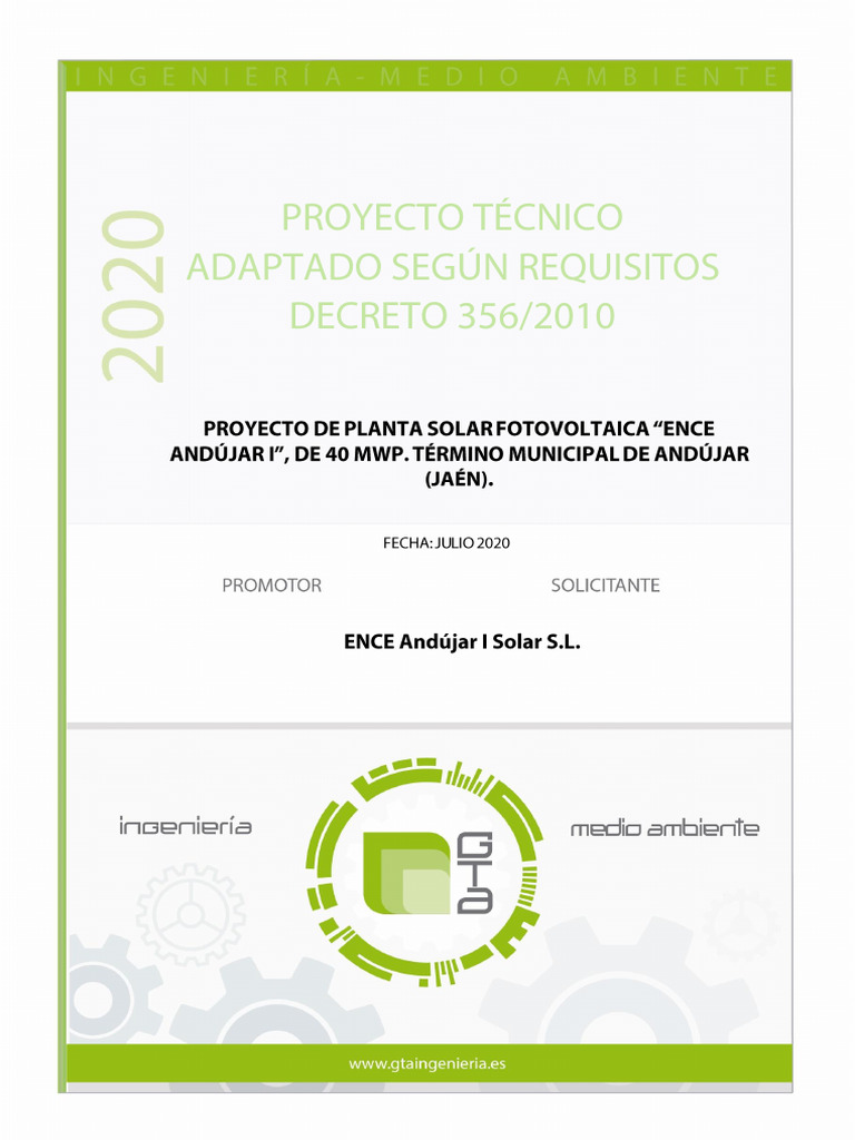 Proyecto Técnico Adaptado - 0 | PDF | Fundación (Ingeniería) | Hormigón