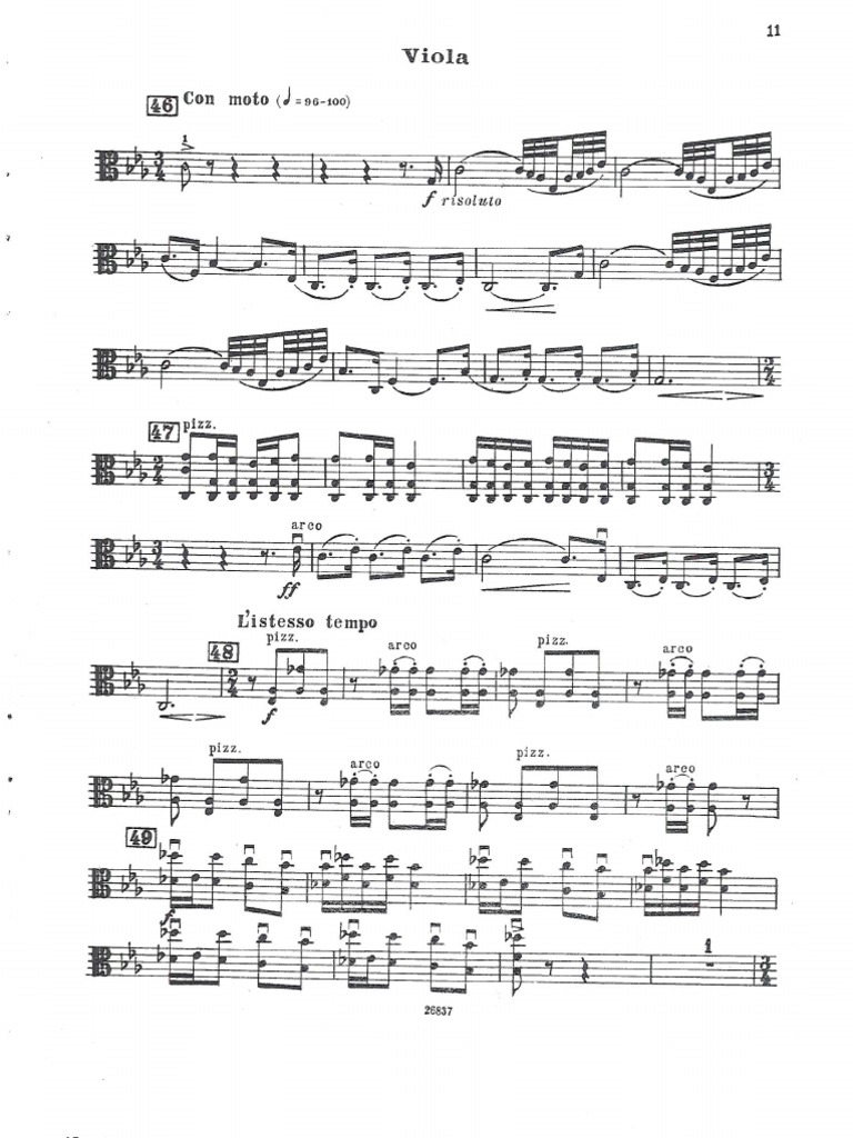 Bunin Viola Concerto Viola Part | PDF