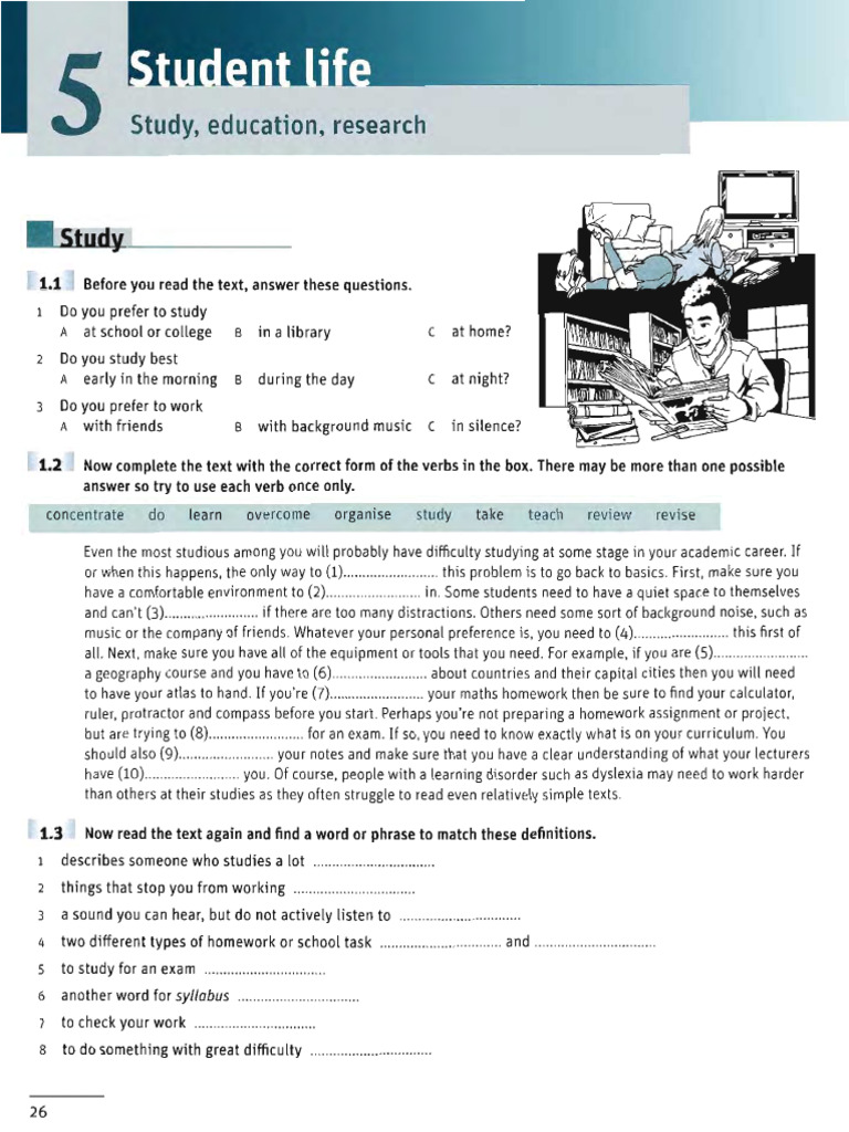 Unit 5 Student Life | PDF