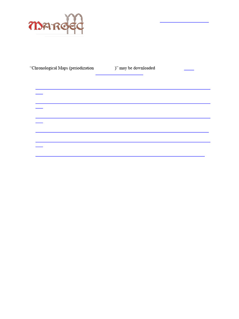 Chronological Maps of Mendicant Convents | PDF