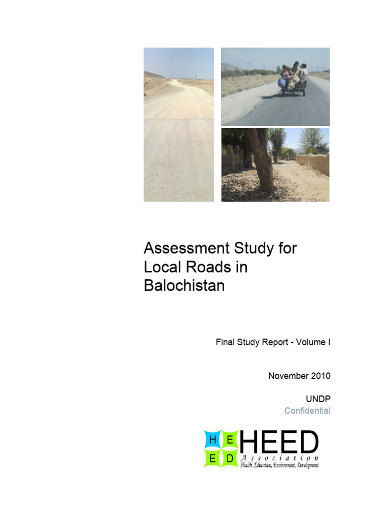 HEED - UNDP Report - Local Roads Assessment | PDF | Infrastructure ...