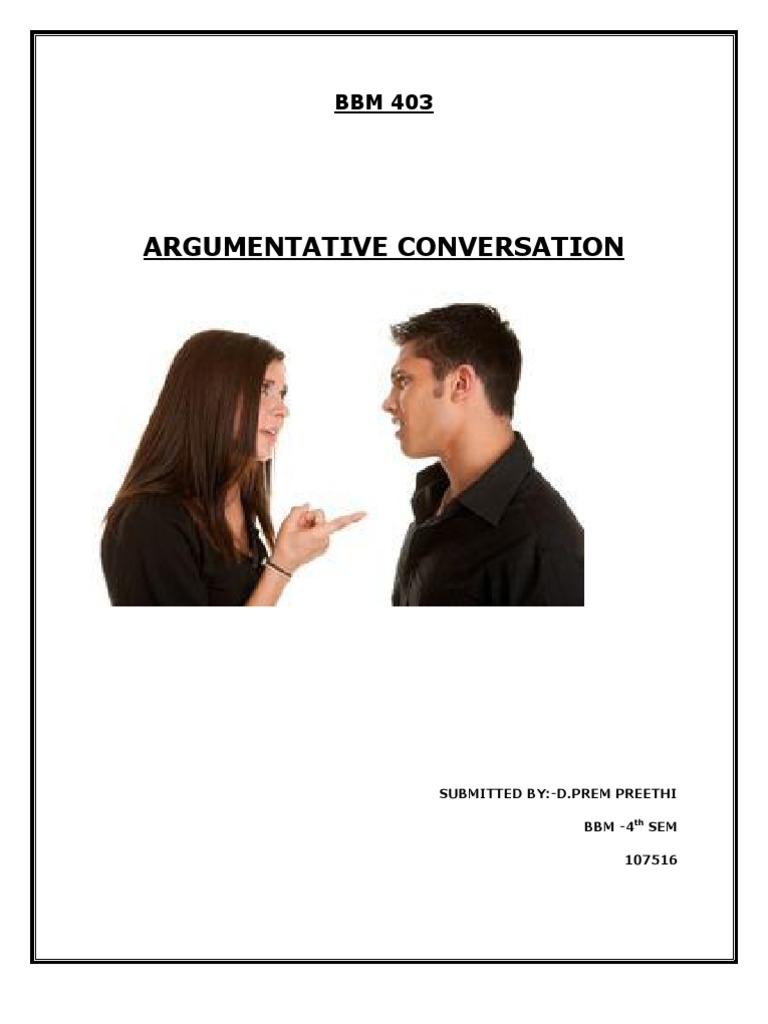 The Argumentative Communicator | PDF | Conversation | Perception
