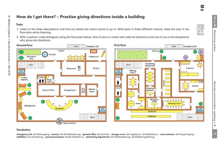Practicing Directions in English | PDF