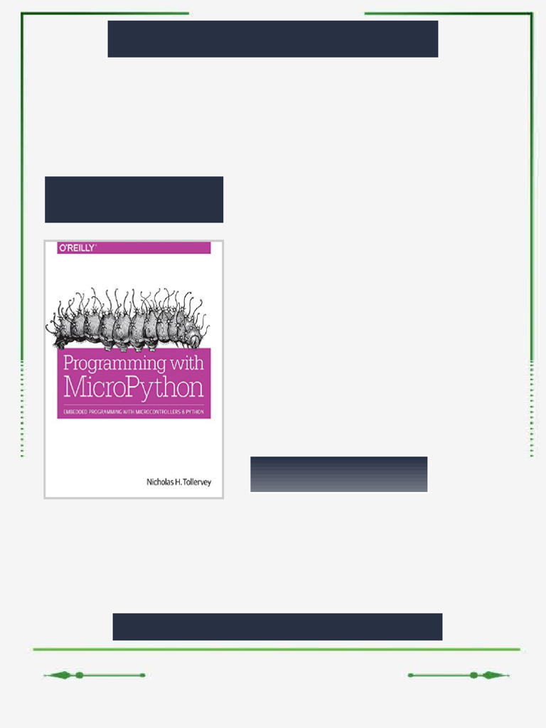 Programming with MicroPython Embedded Programming with Microcontrollers ...