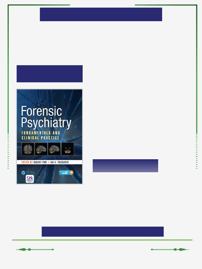 Forensic Psychiatry: Fundamentals and Clinical Practice 1st Edition ...