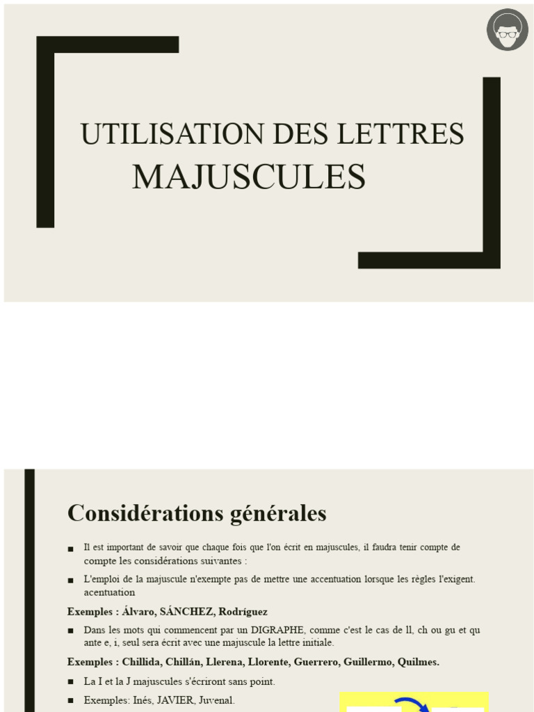 Règles d'utilisation des majuscules | PDF | Écriture bicamérale