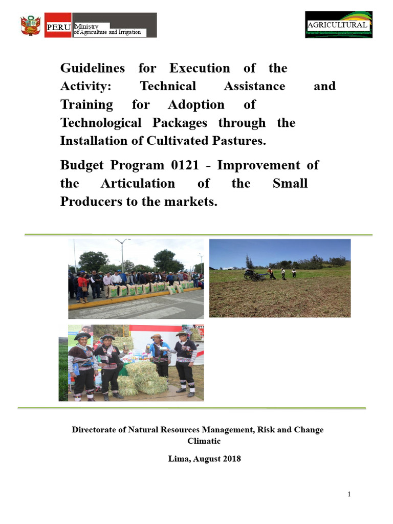 Guidelines for Agricultural Tech Adoption | PDF | Sowing | Agriculture