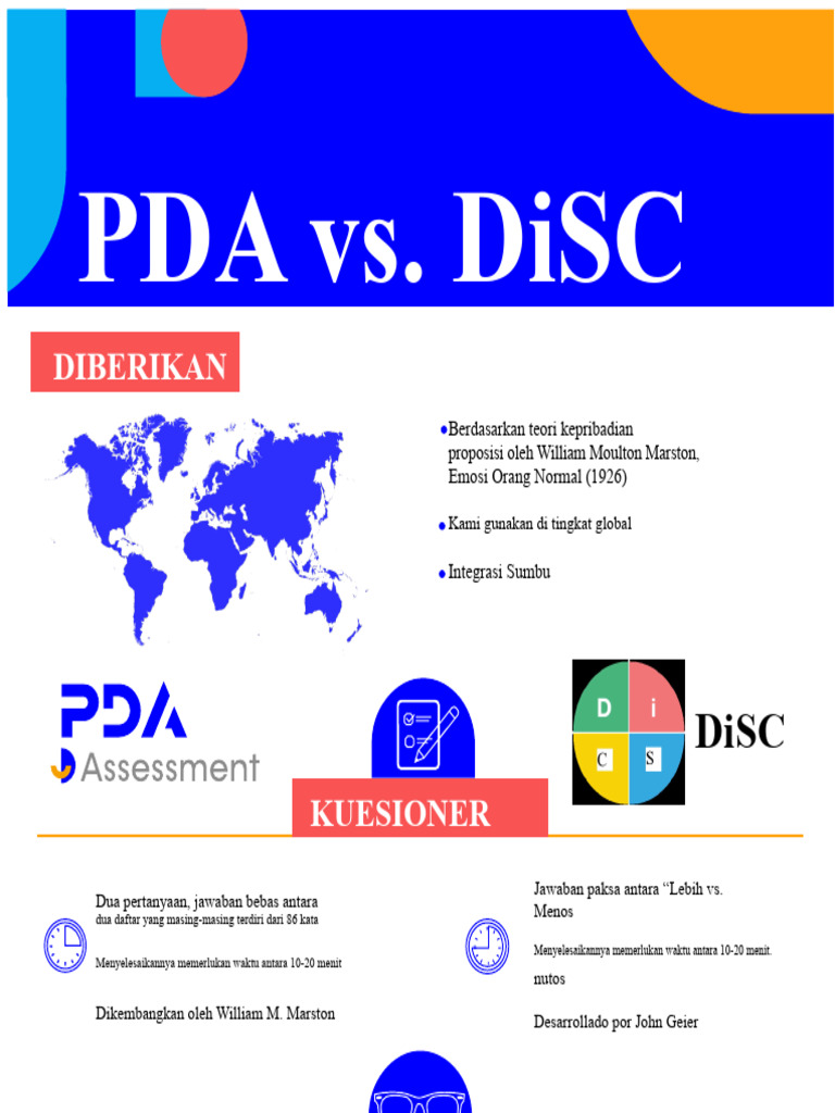 PDA Vs DISC (Ringkasan Perbandingan) | PDF