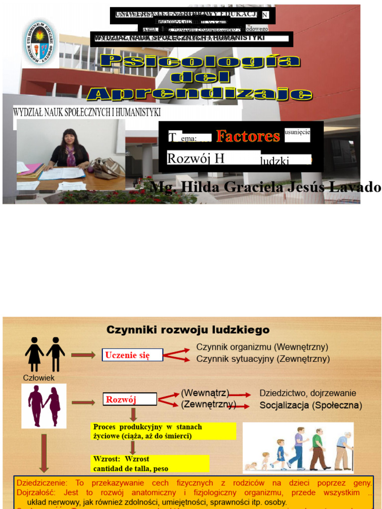 Czynniki rozwoju ludzkiego PPT (2) | PDF
