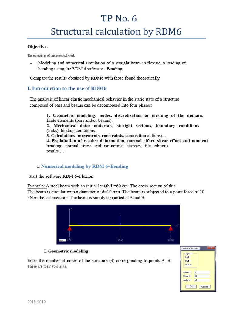TP 6 | PDF | Bending | Beam (Structure)