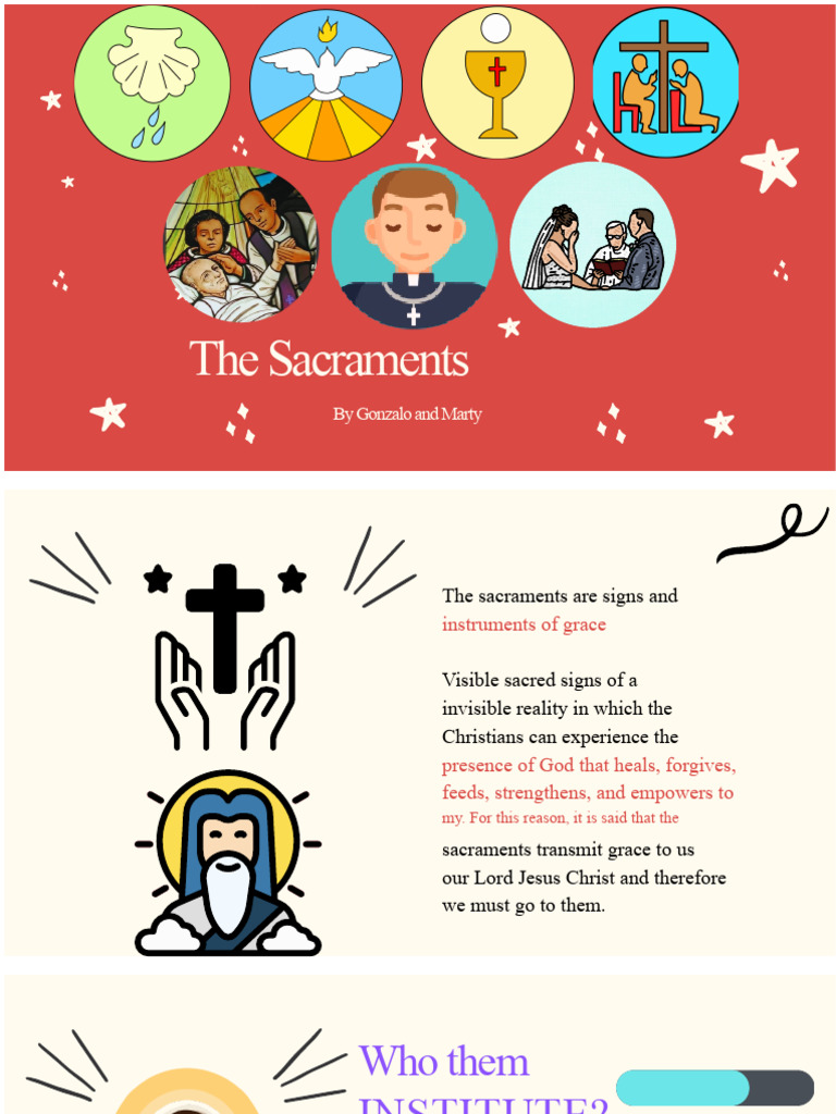 Understanding the Seven Sacraments | PDF | Sacraments | Baptism