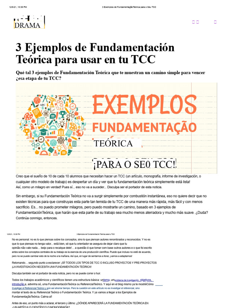 Ejemplos de Fundamentación Teórica TCC | PDF | Aprendizaje | Comunicación
