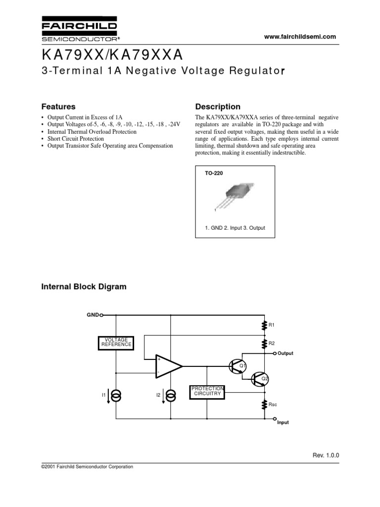 79XX Voltage Regulator | PDF | Science & Mathematics