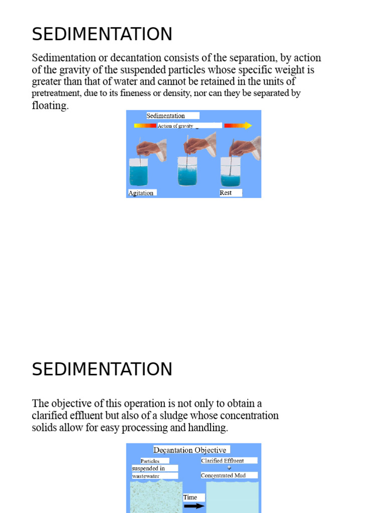 SEDIMENTATION | PDF