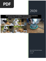 Poultry Carcass Dressing Procedure | PDF