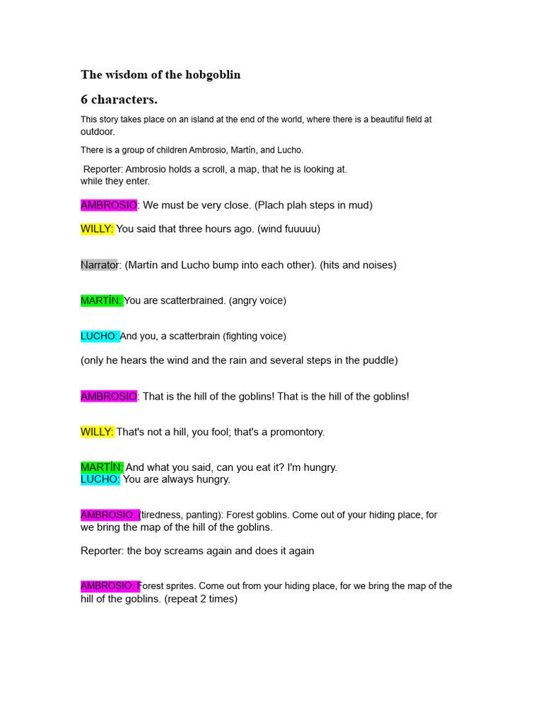 The Wisdom of The Goblin Story 1 | PDF