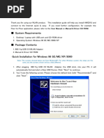 A8000 WiFi Adapter Installation Guide | PDF | Wi Fi | Usb