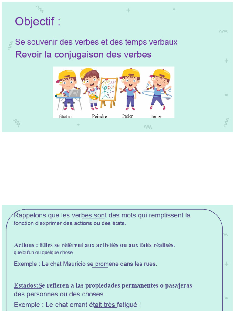 Conjugaison des verbes et temps verbaux | PDF | Verbe | Conjugaison