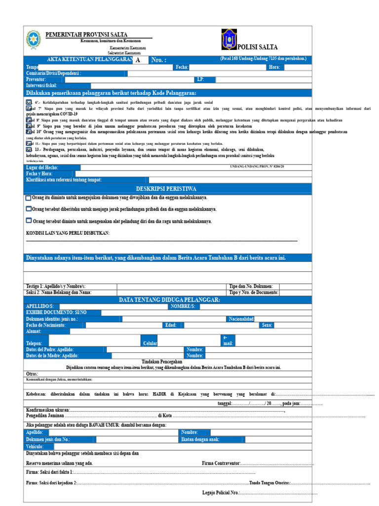 Formulir 7135 A | PDF