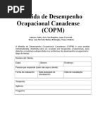 Avaliação COPM: Desempenho Ocupacional | PDF