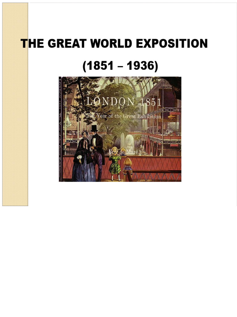 Great Exhibition 1851: Crystal Palace Insights | PDF | World's Fair
